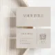 Minimalist Elegant Modern Beige Neutral QR Code Business Card | Zazzle