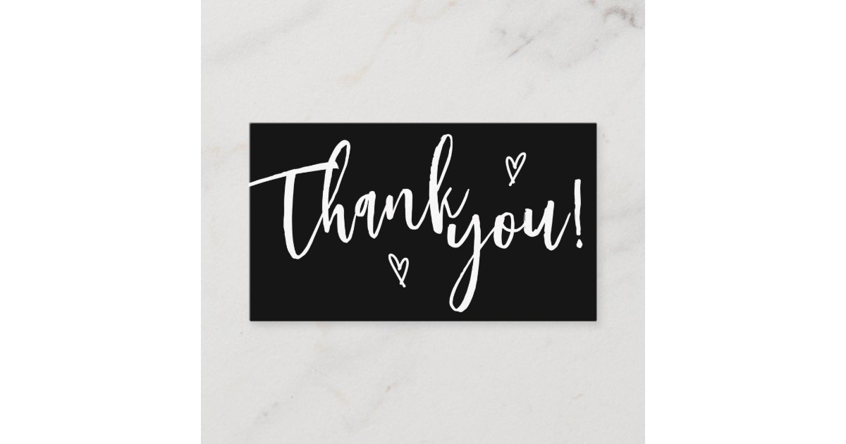 Minimalist Modern Script Simple Black Elegant Busi Business Card | Zazzle