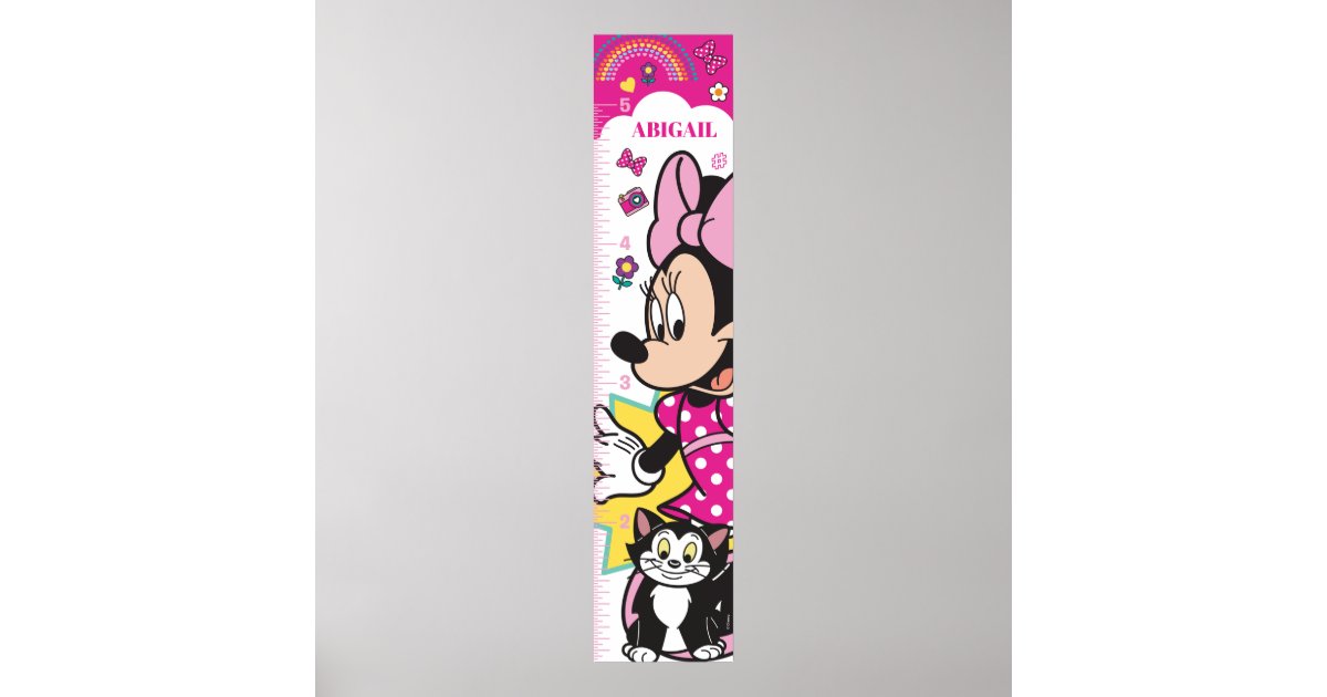 Minnie Mouse | Growth Chart | Zazzle