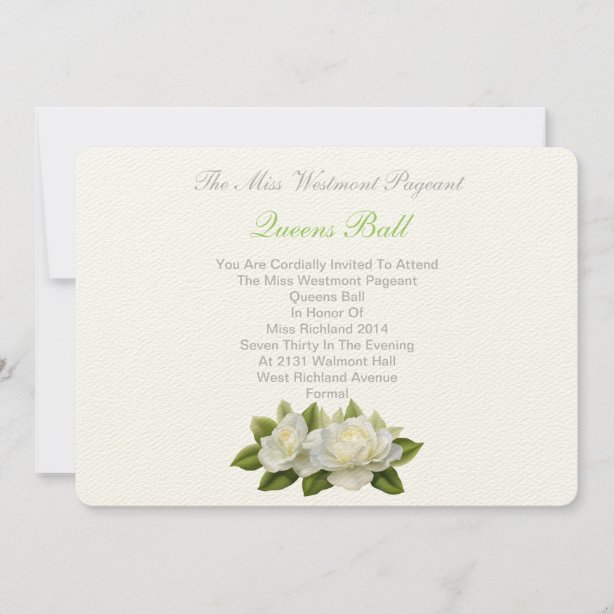 Pageant Invitations | Zazzle CA