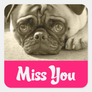 Miss You Stickers | Zazzle CA