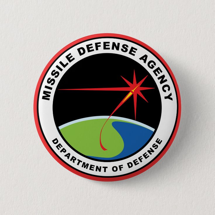 Missile Defence Agency Emblem 2 Inch Round Button | Zazzle