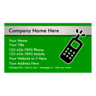 Mobile Phone Business Cards, 5,000 Business Card Templates