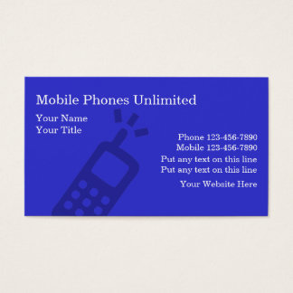 Mobile Phone Business Cards and Business Card Templates | Zazzle Canada