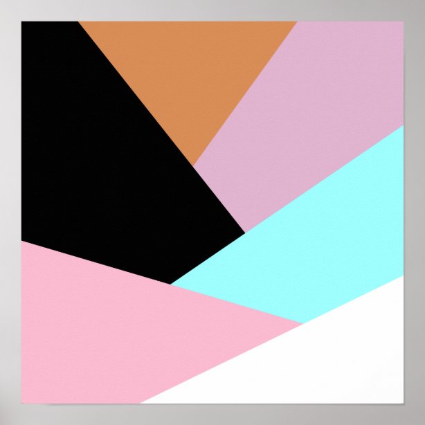 Colour Block Posters, Prints & Poster Printing | Zazzle CA