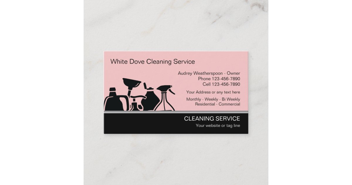Modern Cleaning Business Cards Zazzle ca Modern Cleaning Business Cards Zazzle ca
