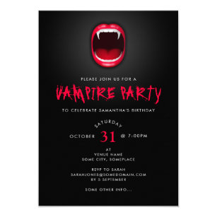 Vampire Invitations | Zazzle CA