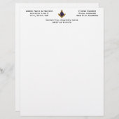 Modern Style Masonic Lodge Letterhead | Zazzle