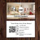 Modern Vacation Rental QR Code Logo Business Card | Zazzle