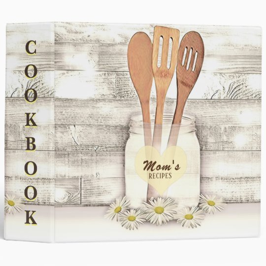 Moms Recipes Cookbook Binder | Zazzle.ca