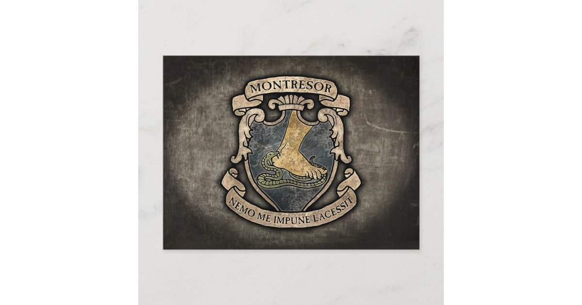 Montresor Coat of Arms Postcard | Zazzle