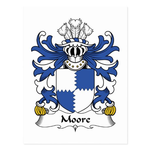 Moore Family Crest Postcard | Zazzle