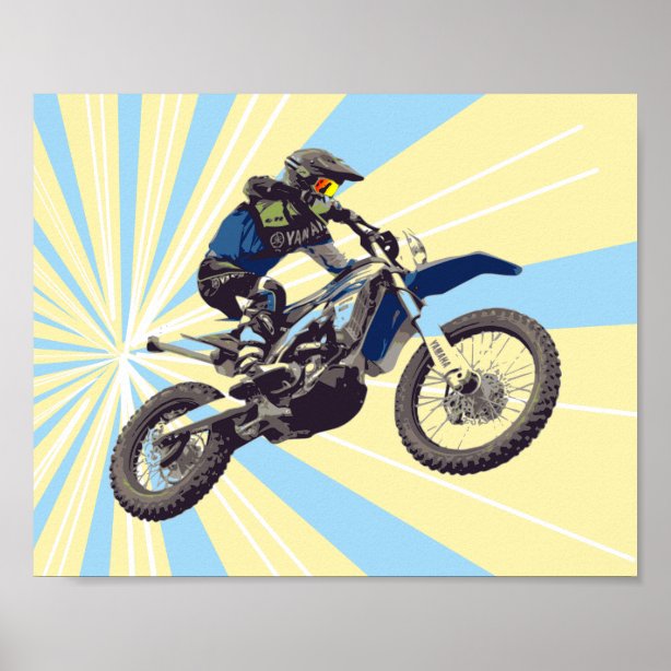 Dirt Bike Posters, Prints & Poster Printing | Zazzle CA
