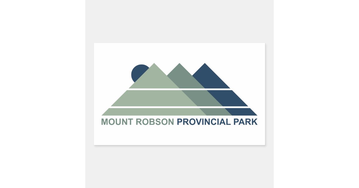 Mount Robson Provincial Park Mountain Sun Sticker | Zazzle