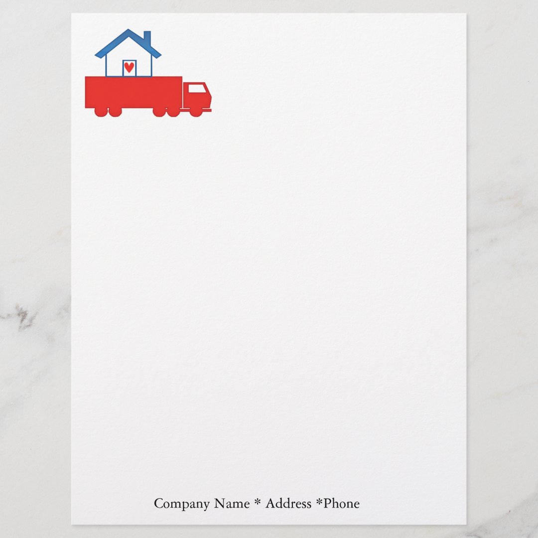 Mover Trucking Letterhead | Zazzle