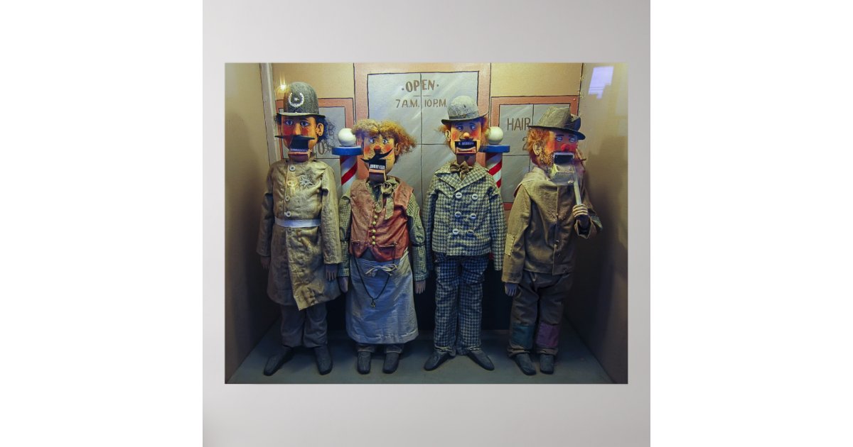 Musee Mecanique Automated Puppets - San Francisco Poster | Zazzle