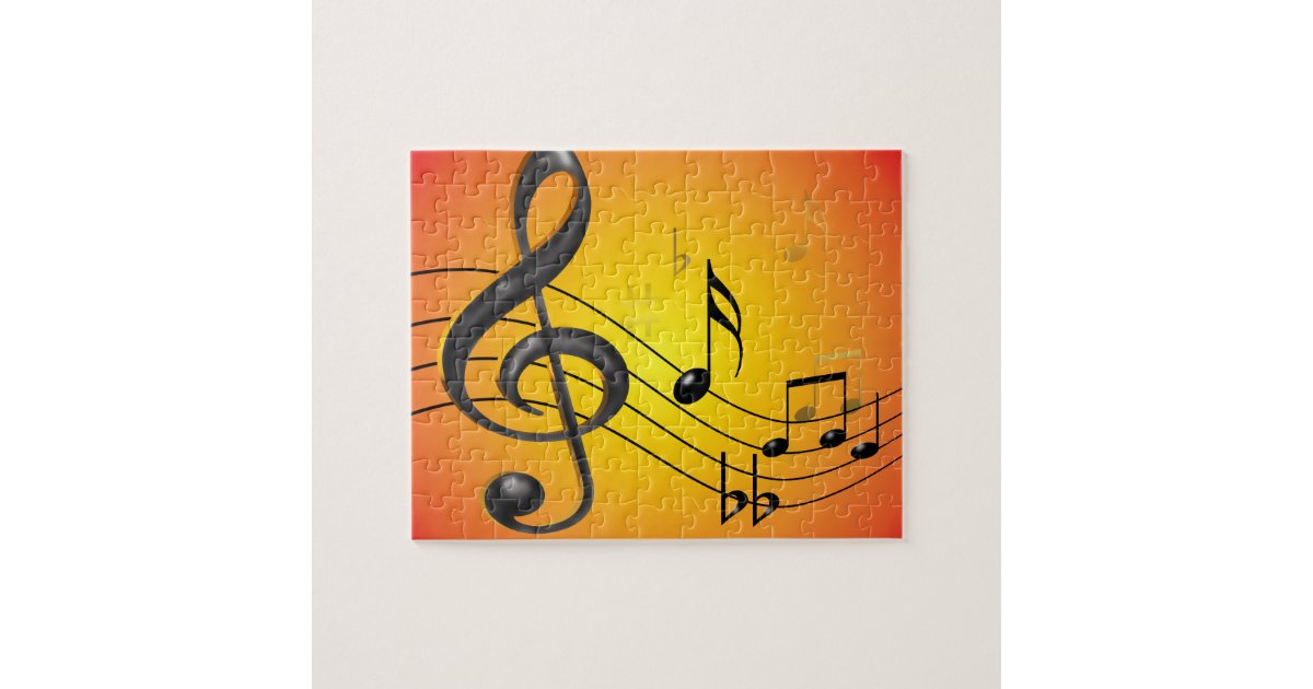 Music Notes Puzzle | Zazzle