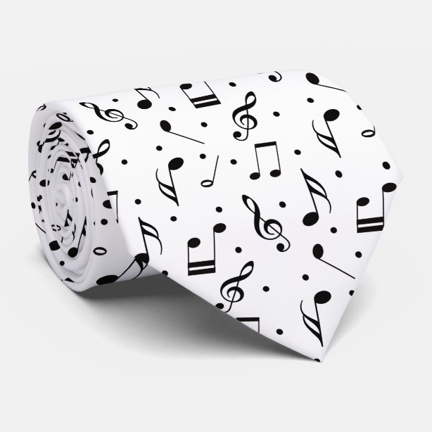 Music Symbol Ties | Zazzle CA