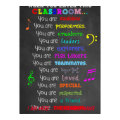 Music Teacher -When You Enter This Classroom Rules Poster | Zazzle