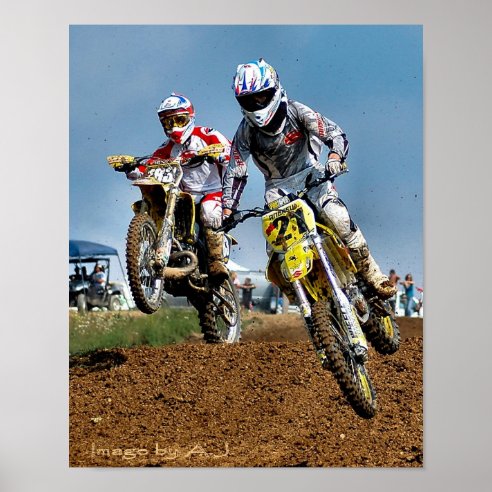Dirt Bike Posters, Prints & Poster Printing | Zazzle CA
