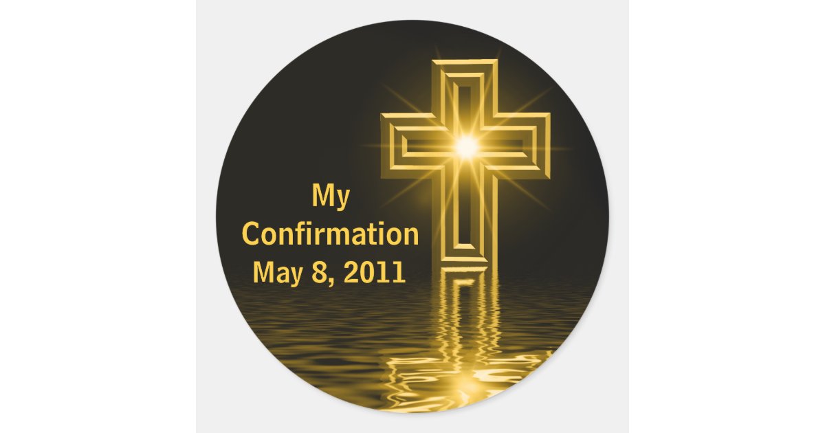 My Confirmation Stickers | Zazzle