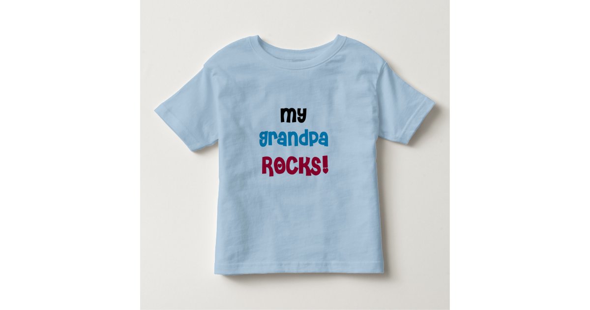 My Grandpa Rocks Tshirts and Gifts | Zazzle