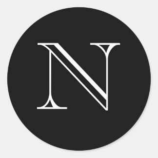 Custom Monogram Stickers | Zazzle.ca