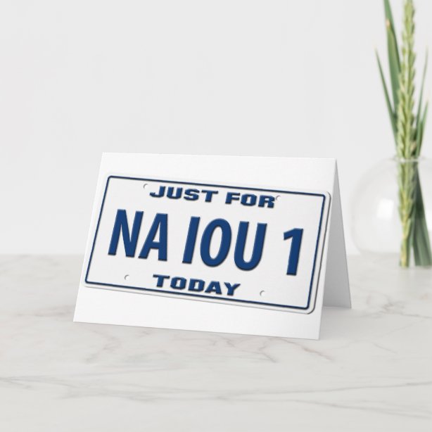 Iou Cards, Greeting Cards & More | Zazzle CA