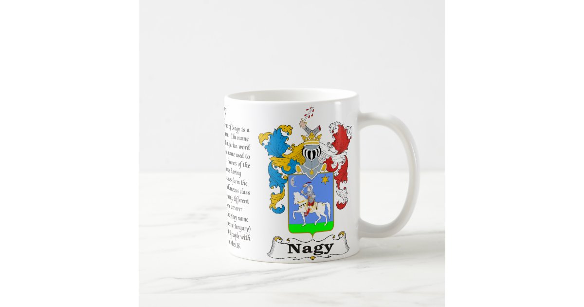 Nagy Family Hungarian Coat of Arms a mug | Zazzle