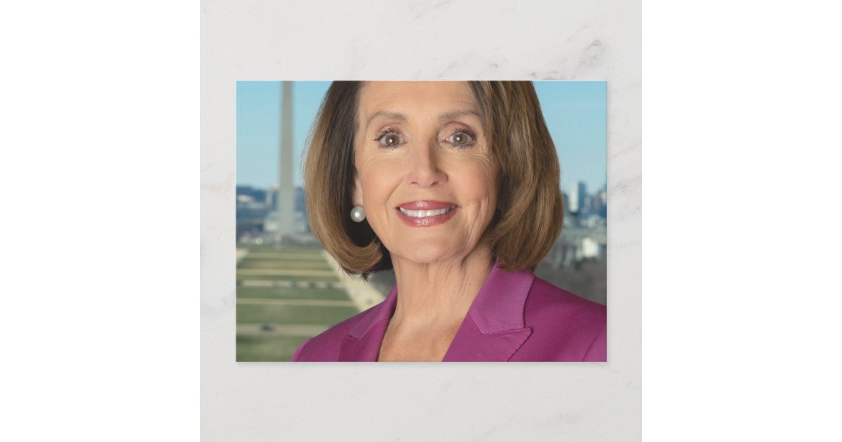 Nancy Pelosi Official Photo Of Speaker Postcard | Zazzle