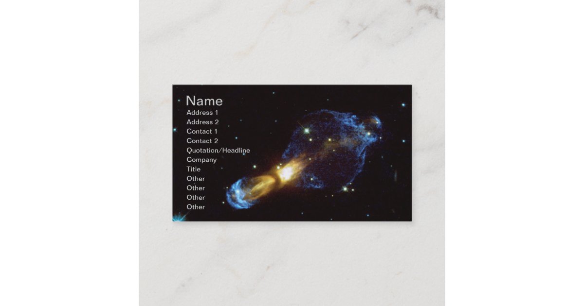 NASAs Rotten Egg Nebula Business Card | Zazzle