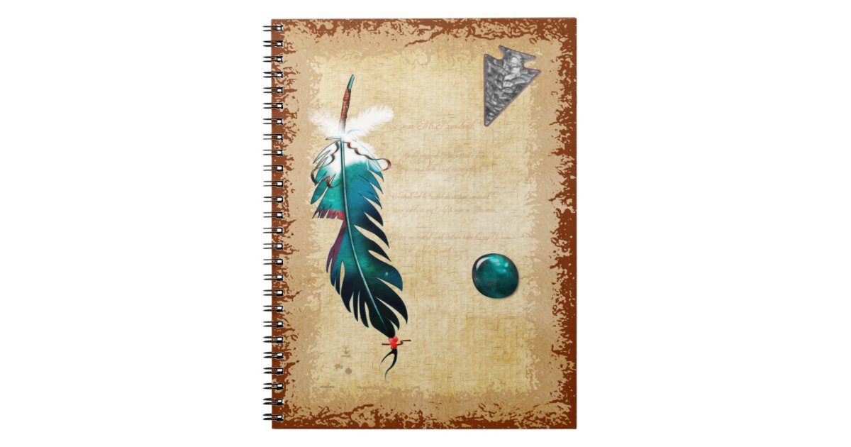 Native Reflections Native American Art Notebook | Zazzle