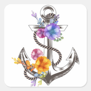 Anchor Stickers | Zazzle CA