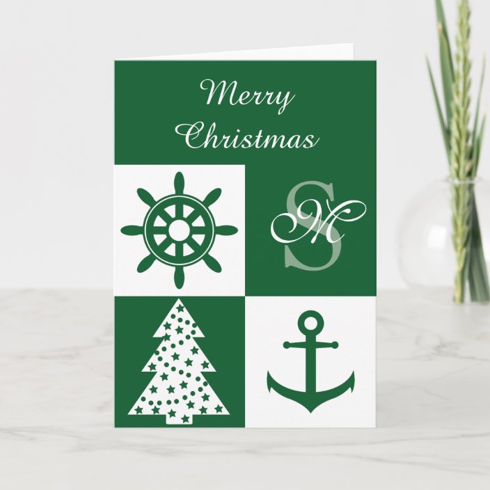 Nautical Christmas Holiday Card | Zazzle.ca