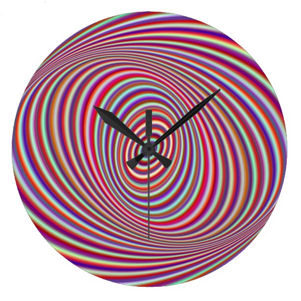 Trippy Wall Clocks | Zazzle.ca