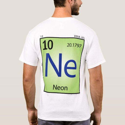 Neon (Ne) Element T-Shirt | Zazzle