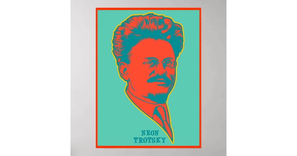 Neon Trotsky Poster | Zazzle