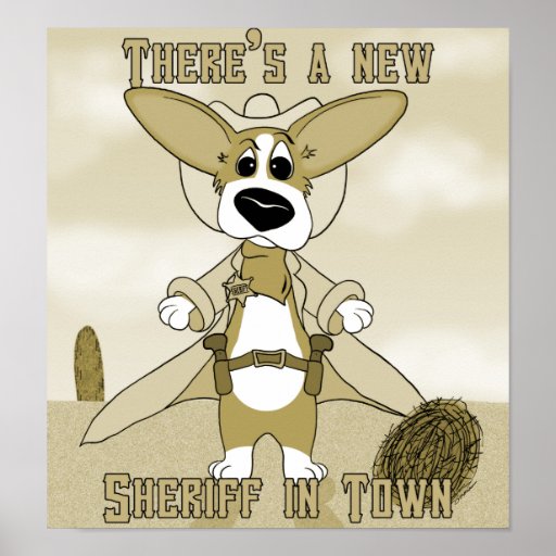 Funny Sheriff Posters, Funny Sheriff Wall Art