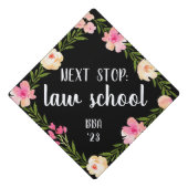 Next Stop Law School | Custom Class Year Graduation Cap Topper | Zazzle