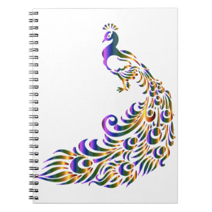Peacock Notebooks | Zazzle.ca