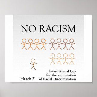 Racism Posters | Zazzle Canada