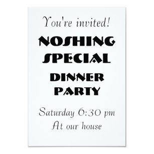 Funny Dinner Invitations & Announcements | Zazzle CA