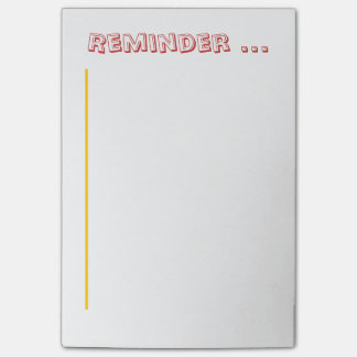 Reminder Post-it® Notes | Reminder Sticky Notes
