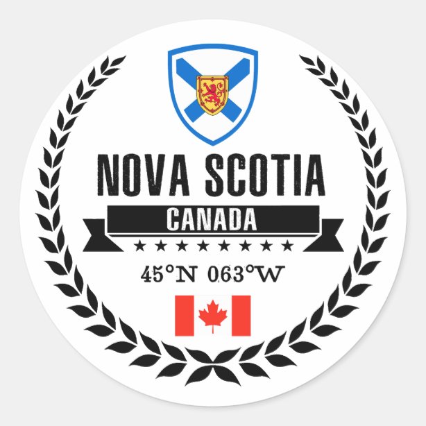 Nova Scotia Stickers | Zazzle CA