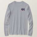 Number Forty Four 44 Sports Jersey T-Shirt | Zazzle
