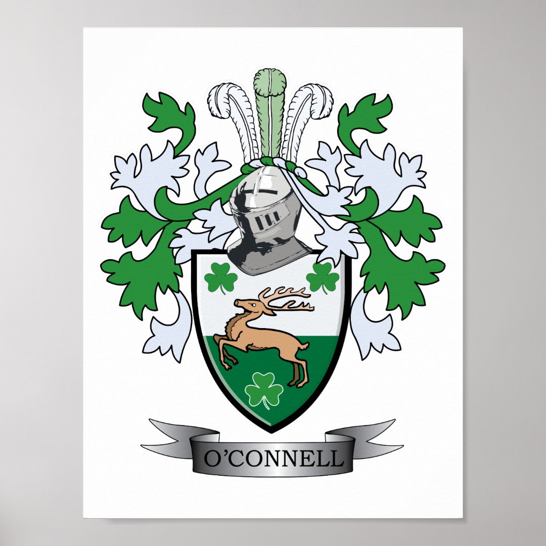 O'Connell Coat of Arms Poster | Zazzle