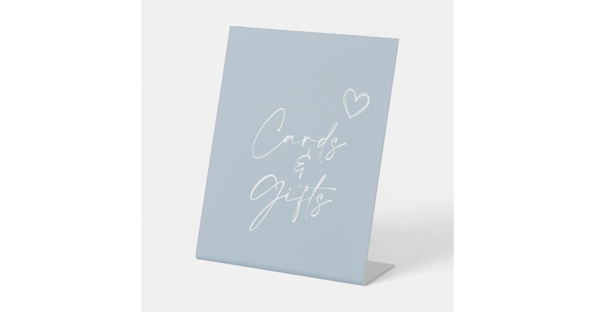 Oh Boy Minimalist Baby Shower Cards And Gifts Pedestal Sign | Zazzle