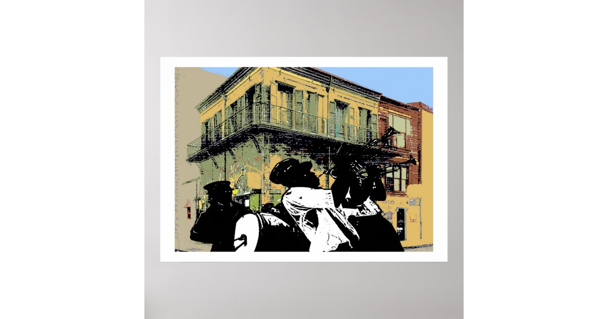 Old Absinthe House Brass Band Poster | Zazzle
