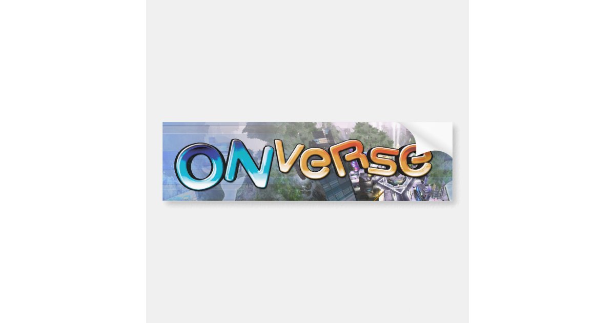 Onverse Logo Bumper Sticker | Zazzle