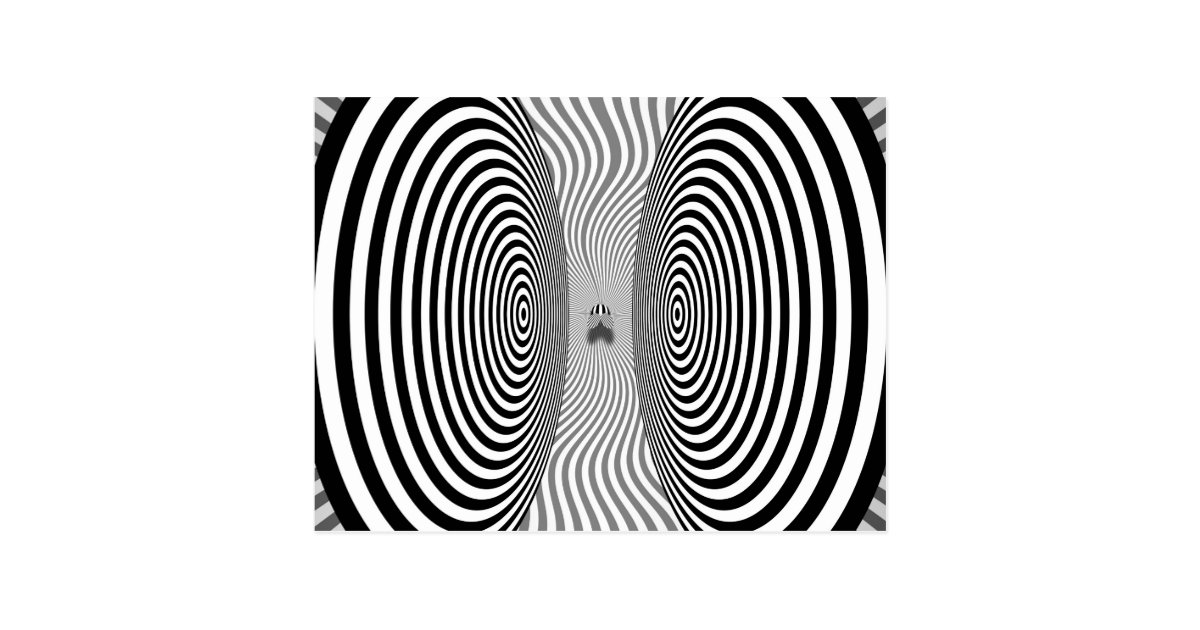 Optical Illusion - Bothersome Fly Postcard | Zazzle.ca
